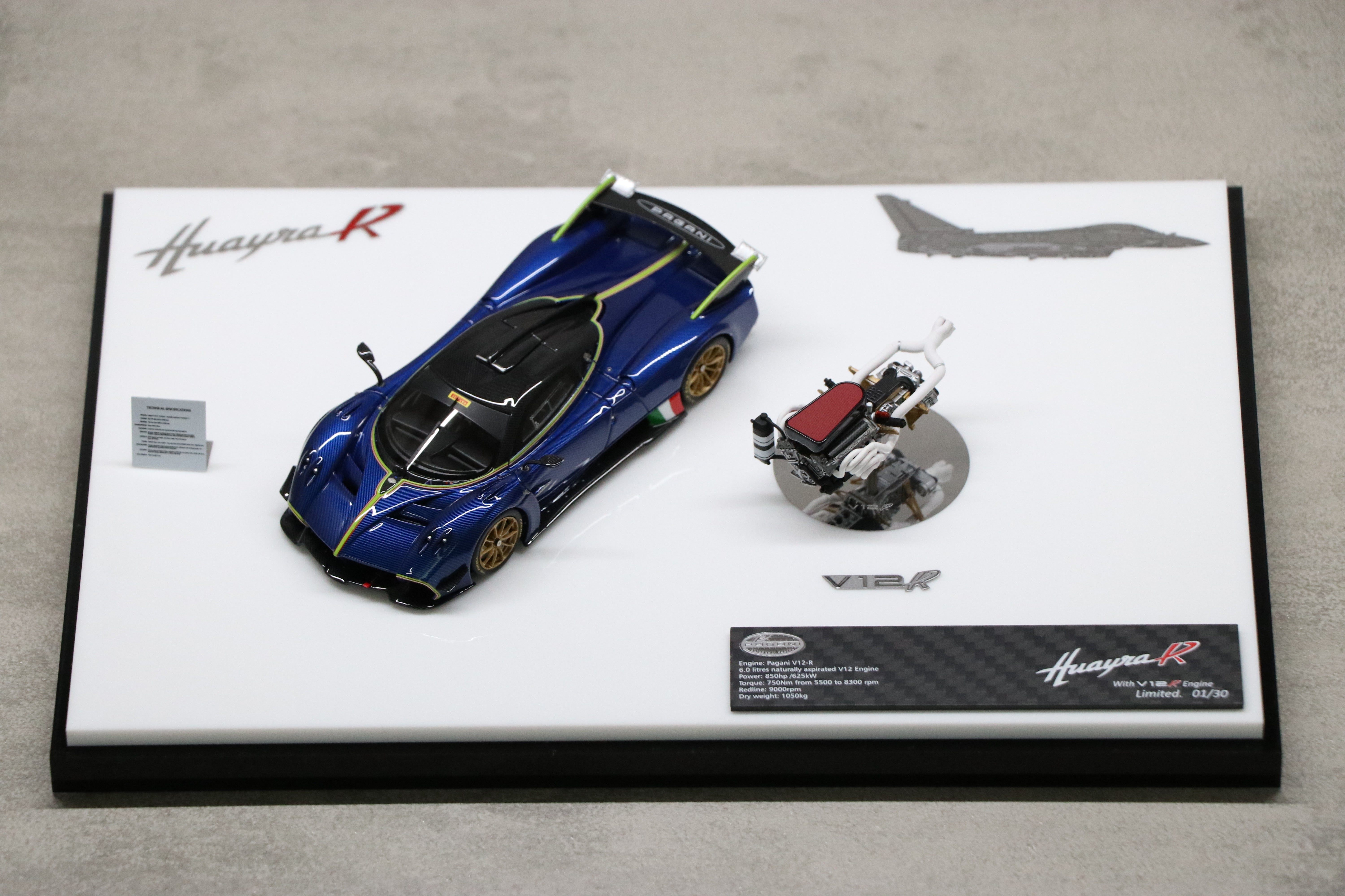 Pagani Huayra R & V12R Engine Ver. Pratica Di Mare Air Base – Kind of Blu
